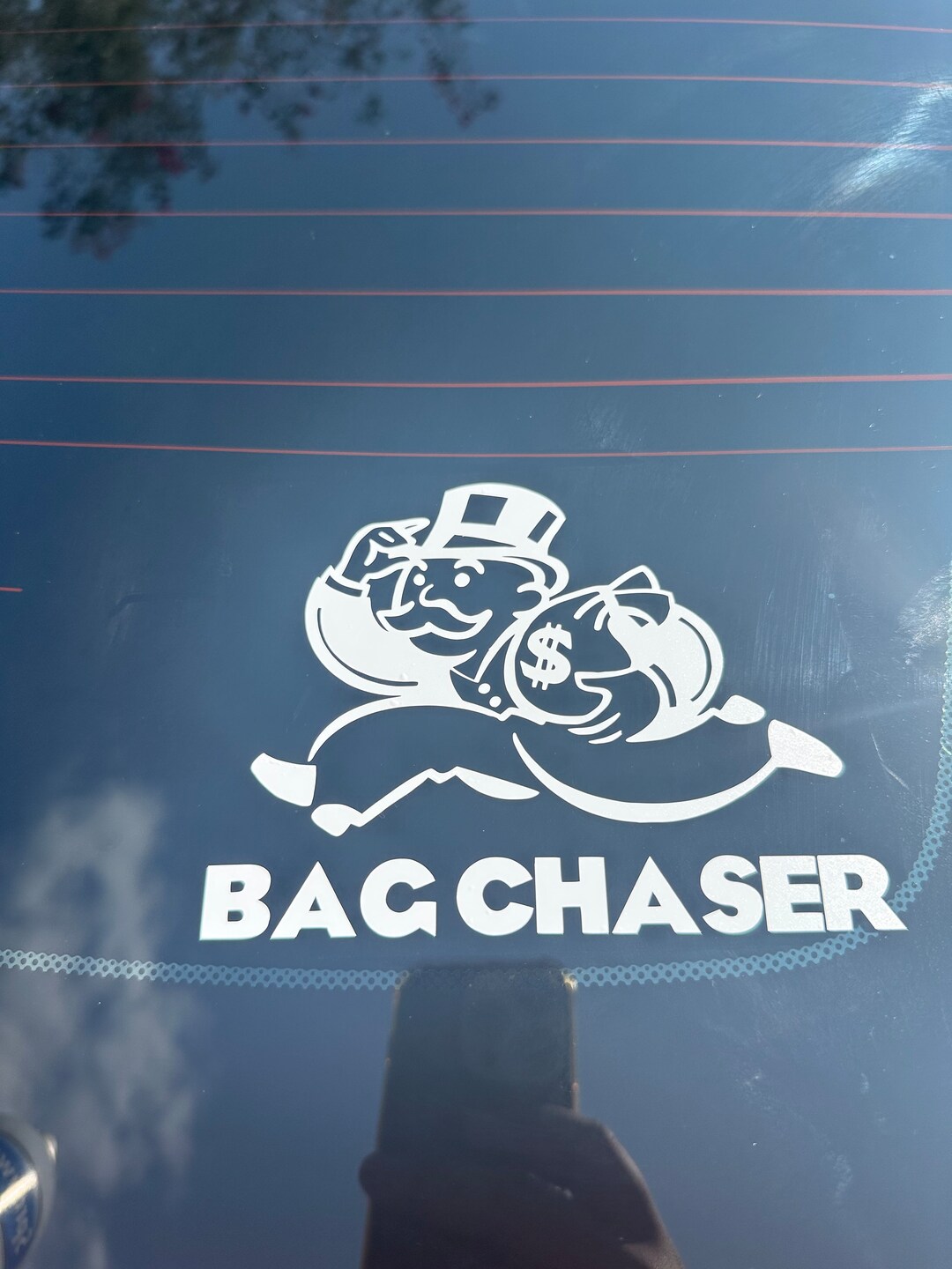 Monopoly Man Bag Chaser Decal Decal for Anything Money - Etsy
