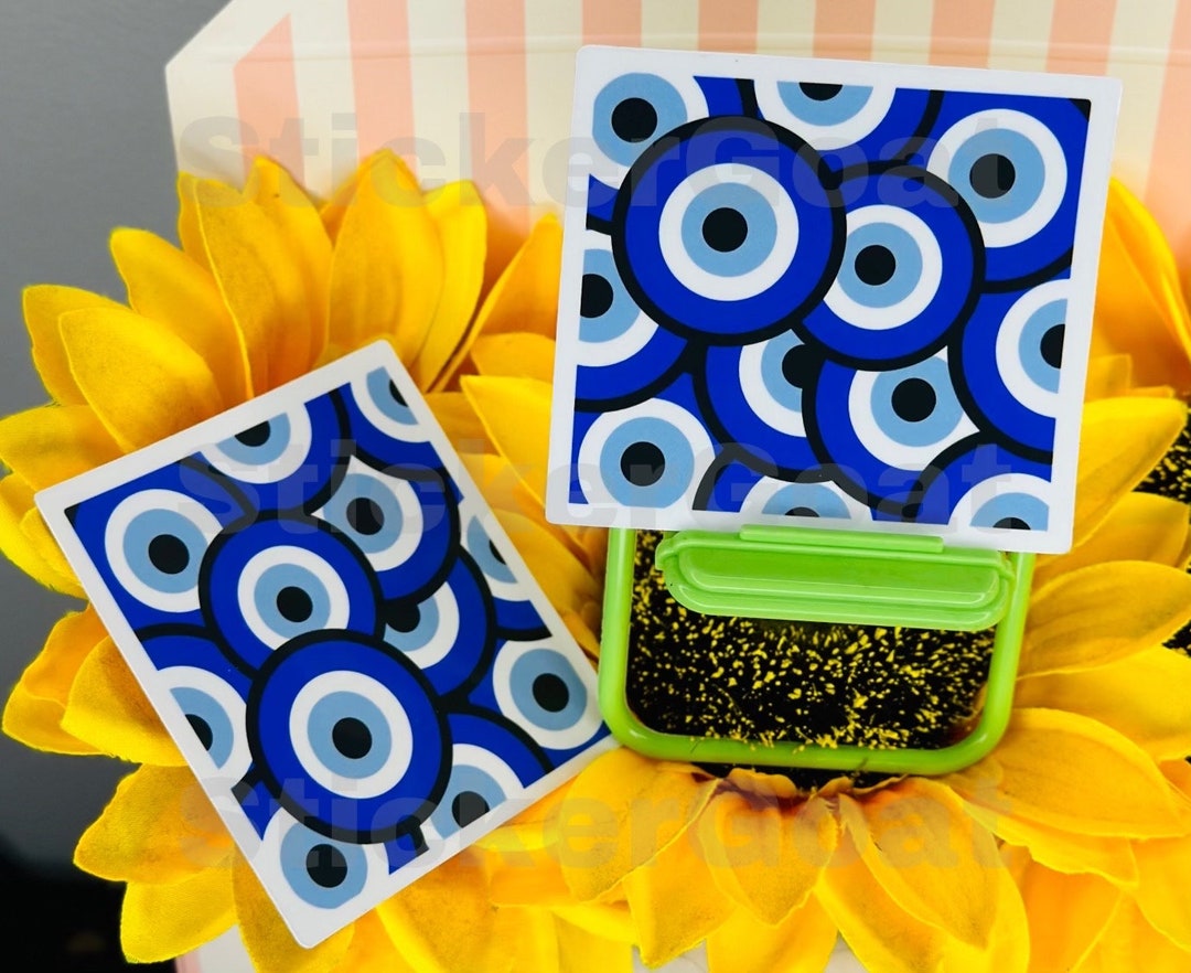 Blue Eye Sticker, Blue Eye Sticker, Blue Eye Decor, Blue Eye, Spiritual ...