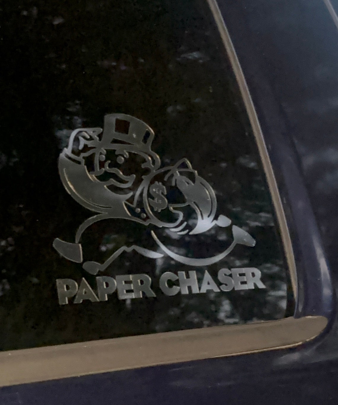 Monopoly Man Paper Chaser Decal, Money/cash Decal Sticker, Money Chaser ...
