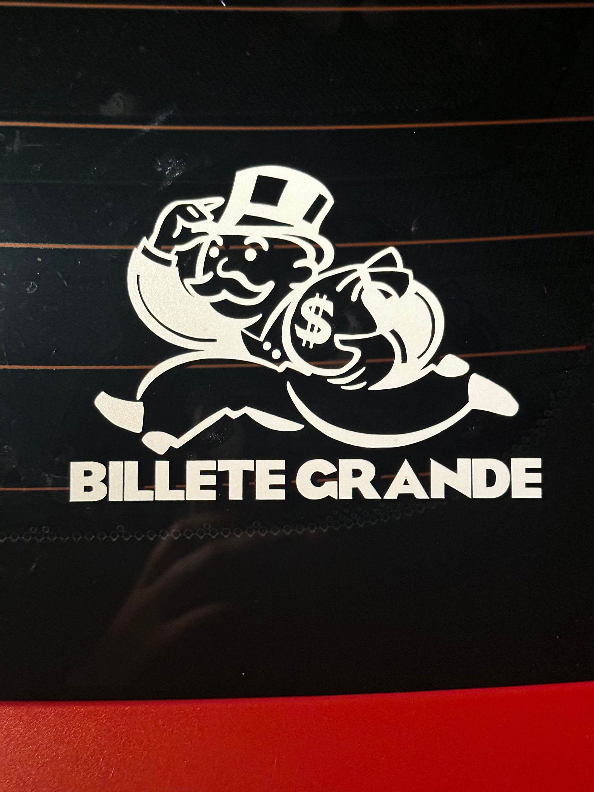 Monopoly Man BILLETE GRANDE Decal, Money/cash Decal Sticker, Money ...