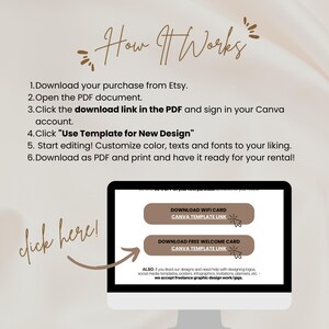 Wifi QR Code Card Template Editable Airbnb Wifi Card Minimalist Wifi ...