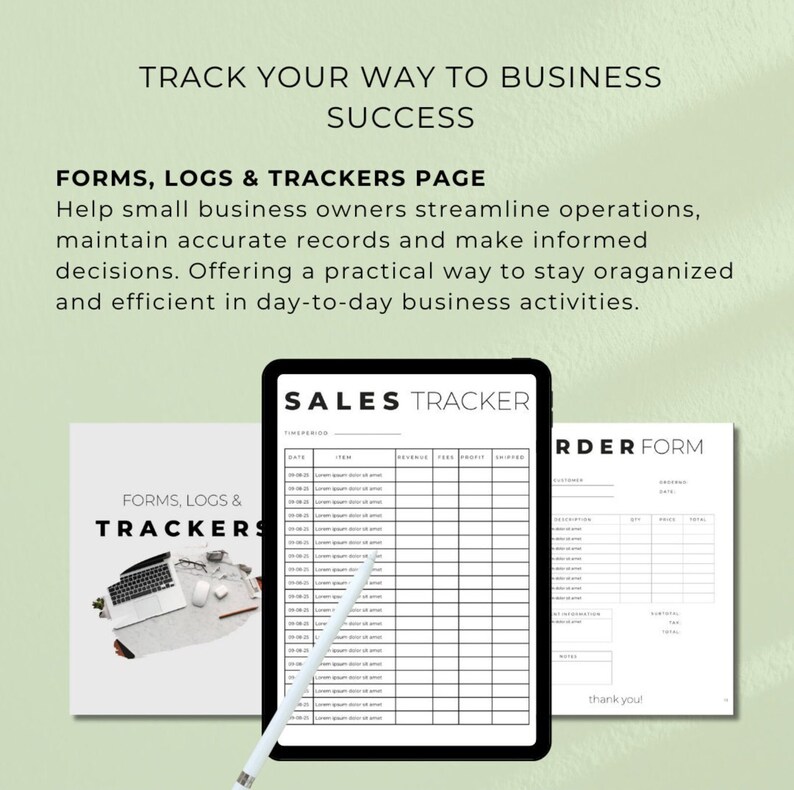 Small Business Planner Editable Canva Template | Business Owner | Store ...