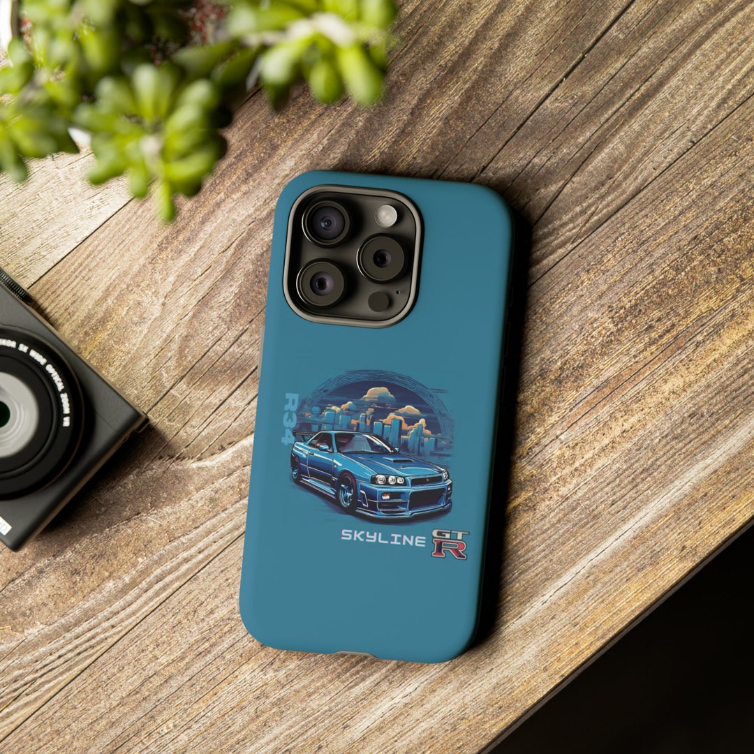 Nissan Skyline GT-R R34 Tough Phone Cases for iPhone 15 14 13 12 11 X ...