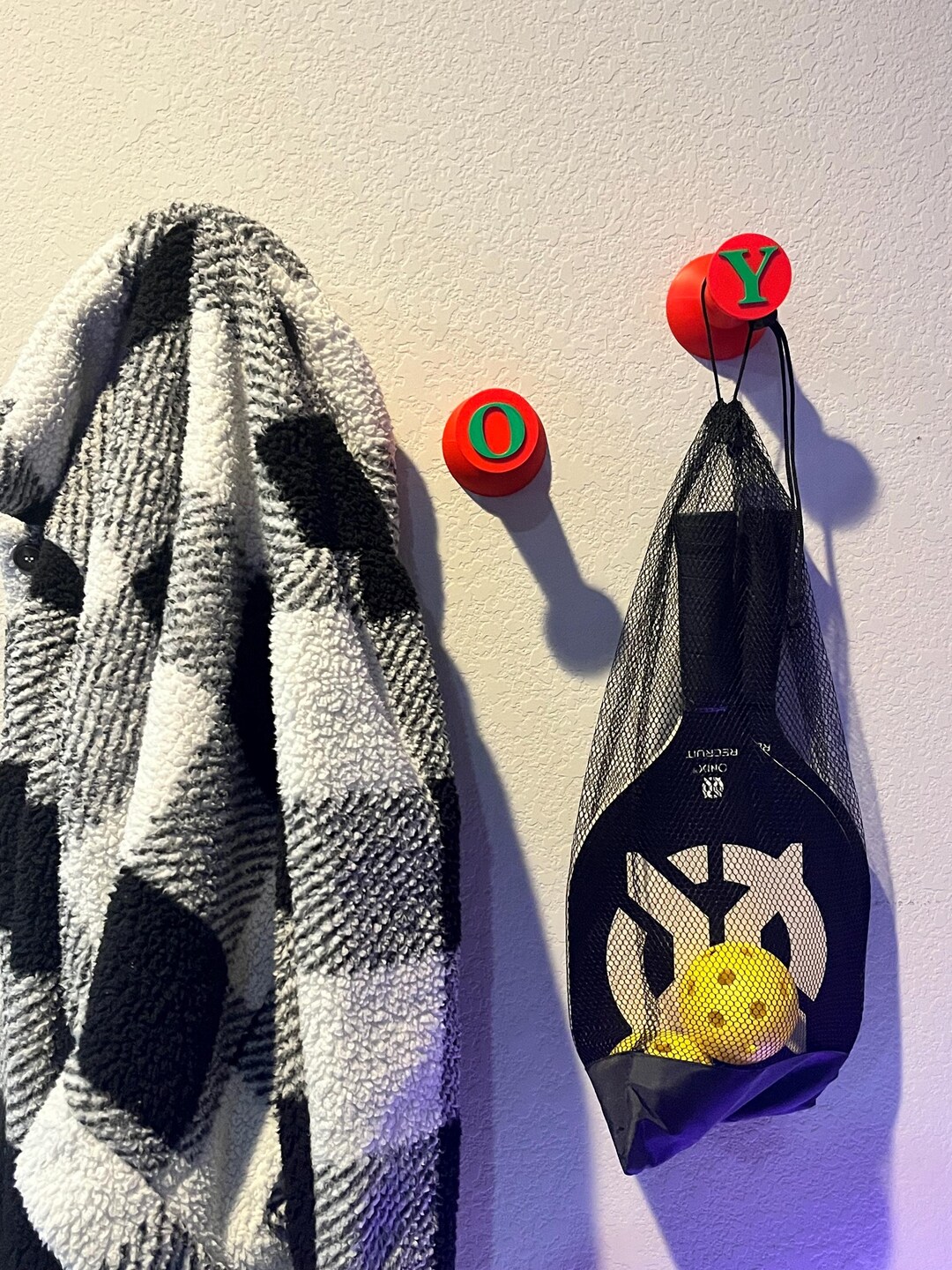 Personalizable Giant Thumb Tack Hanger Multiple Colors Available Custom ...