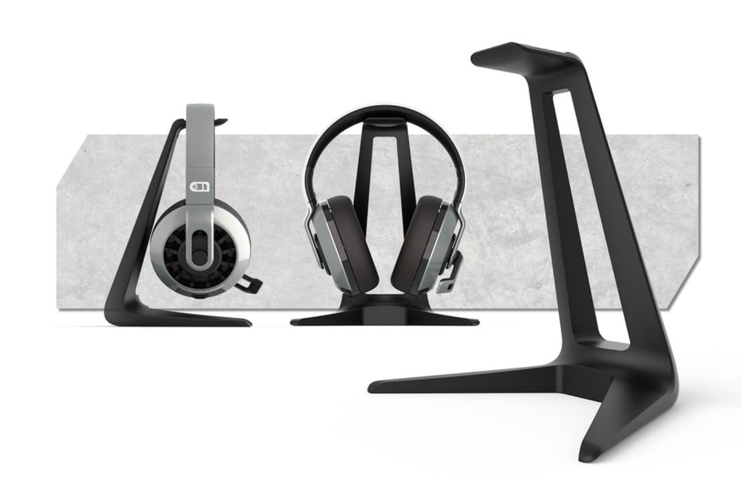 Minimalist Headphone Stand 3D Printed Headphones Holder - Wall ...