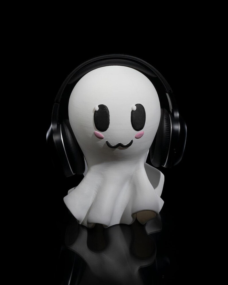 Kawaii Ghost Headphone Stand - Adorable and Functional 3D Printed ...