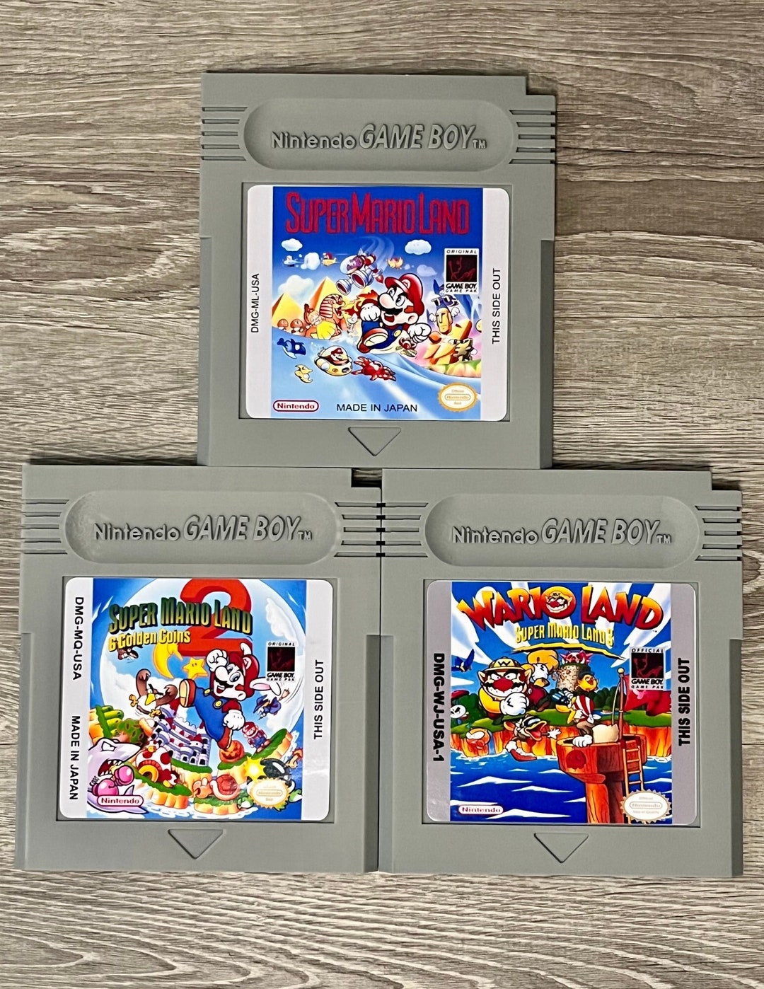 Giant Gameboy Mario Land, Mario Land 2, Wario Land Wall Decor Large ...