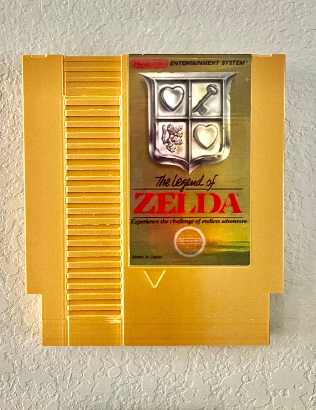 Giant NES Cartridge Wall Decor Legend of Zelda Large Retro Wall ...