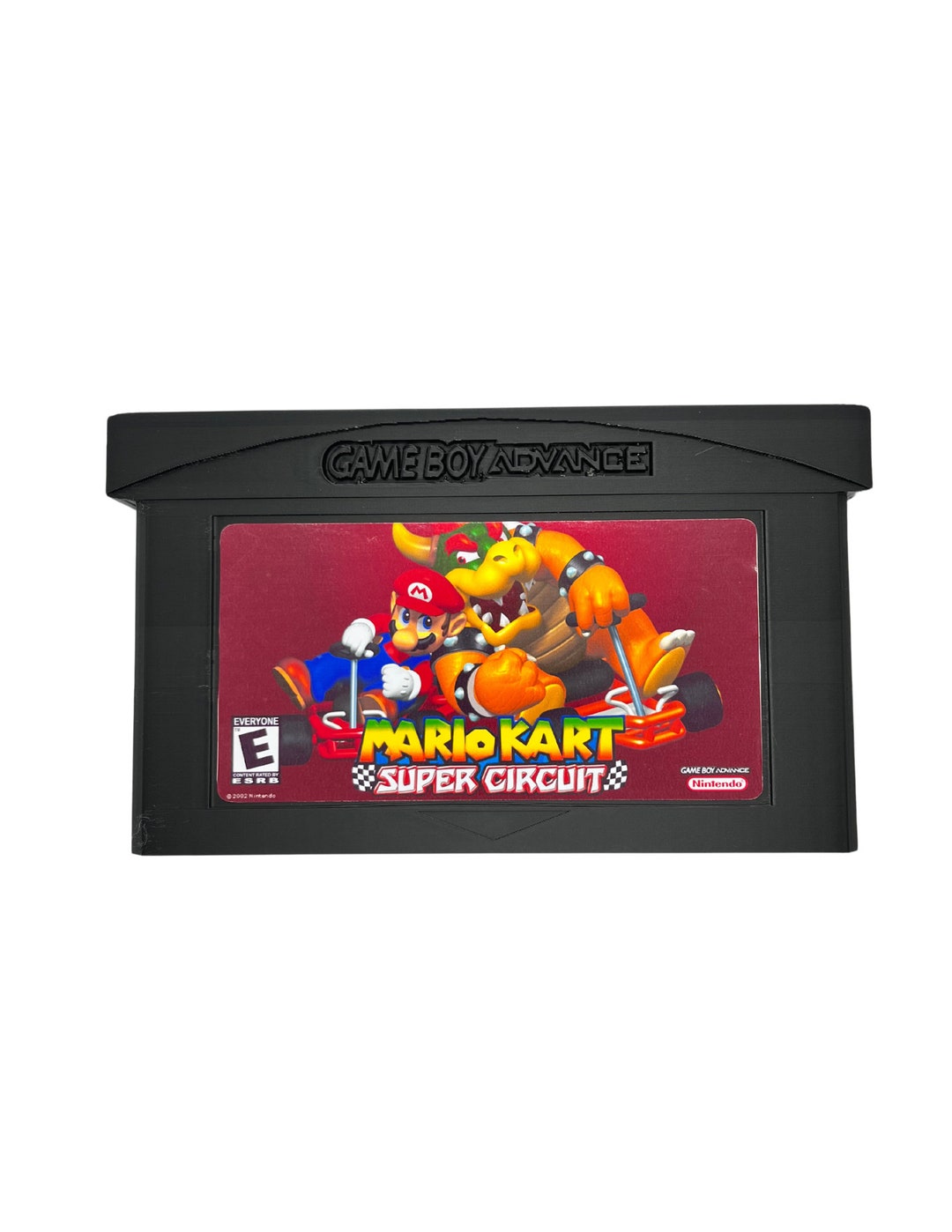 Giant Nintendo Gameboy Advance Mario Kart Super Circuit Wall Decor ...