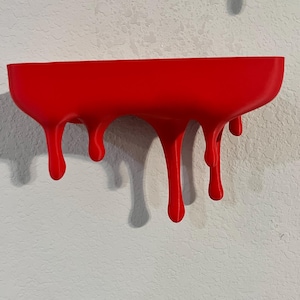 Dripping Shelf Modern Melting Wall Shelf for Gothic Alternative Room ...