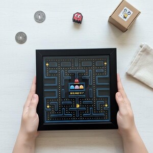 Arcade Gaming Decor, Retro Art Piece, 3D Arcade Level One Screen, Gifts ...