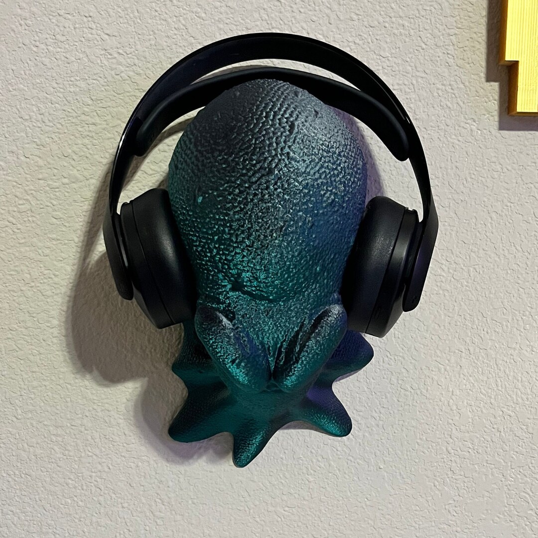 The Abyss Octopus Mounted Head Headphone Holder Tentacles and Head ...