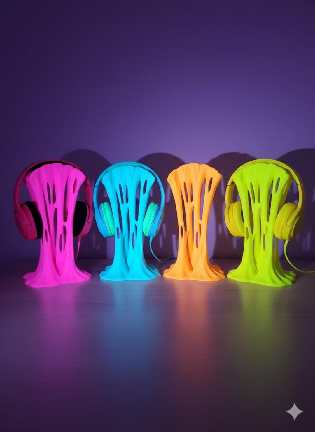 Ooozing Headphone Stand Headphones Holder - Wall Mountable - Funny ...