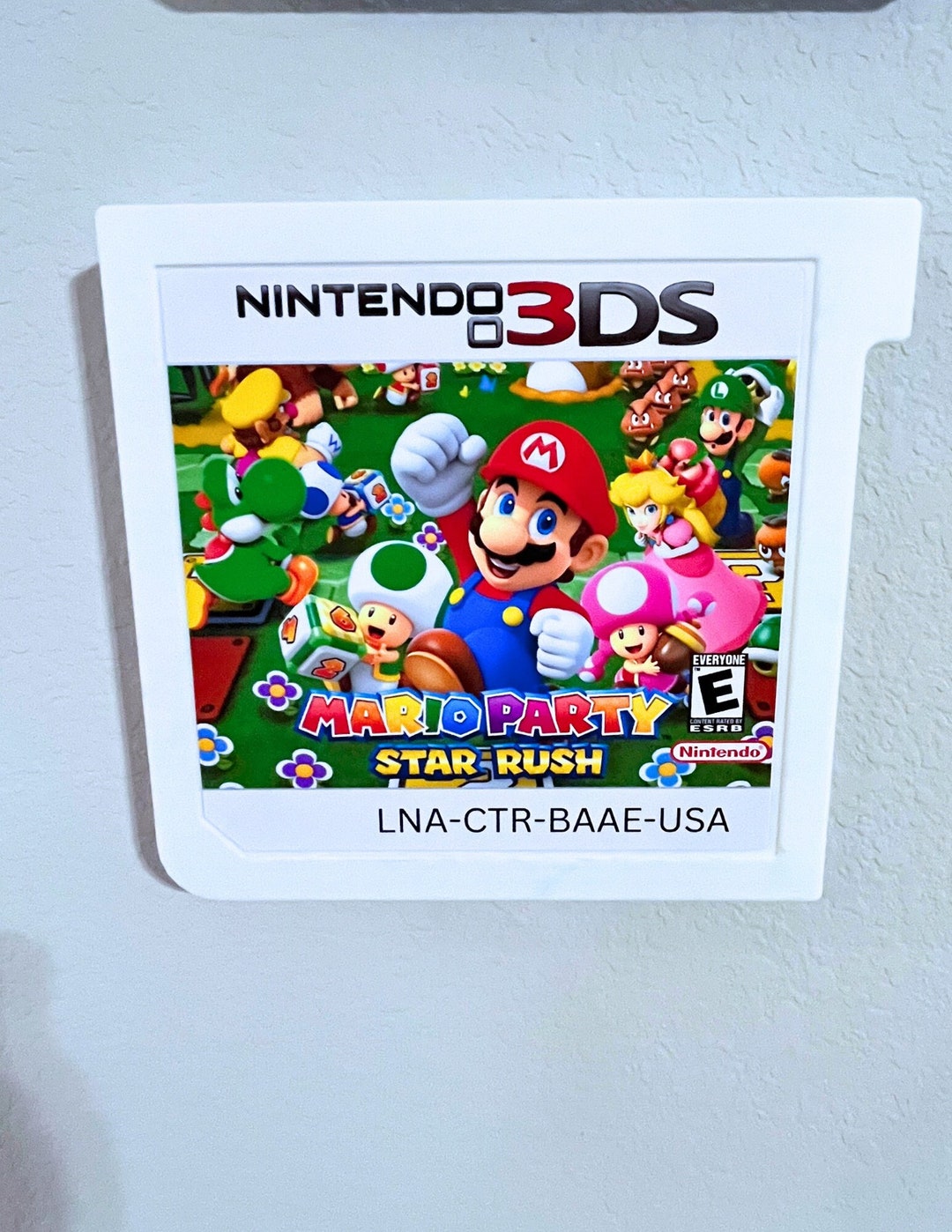 Giant Nintendo 3DS Mario Party Super Rush Wall Decor Large Retro Wall ...