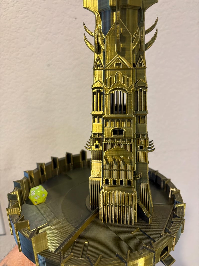 Orthanc Dice Tower 3D Printed Tower of Isengard for Epic Tabletop ...