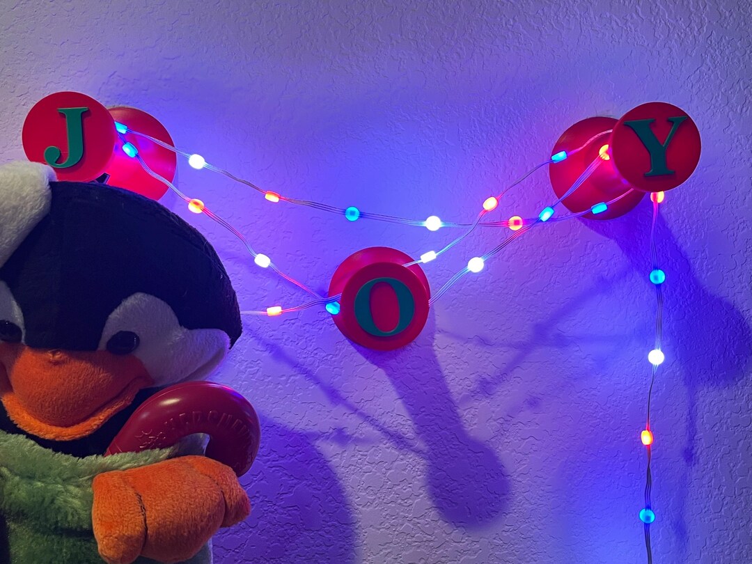 Christmas Xtra Large Thumb Tacks Joy, HO HO HO Wall Hangers for ...