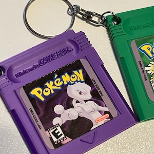 3D Printed Pokémon Gameboy Cartridge Replica Keychains Poké Gameboy ...