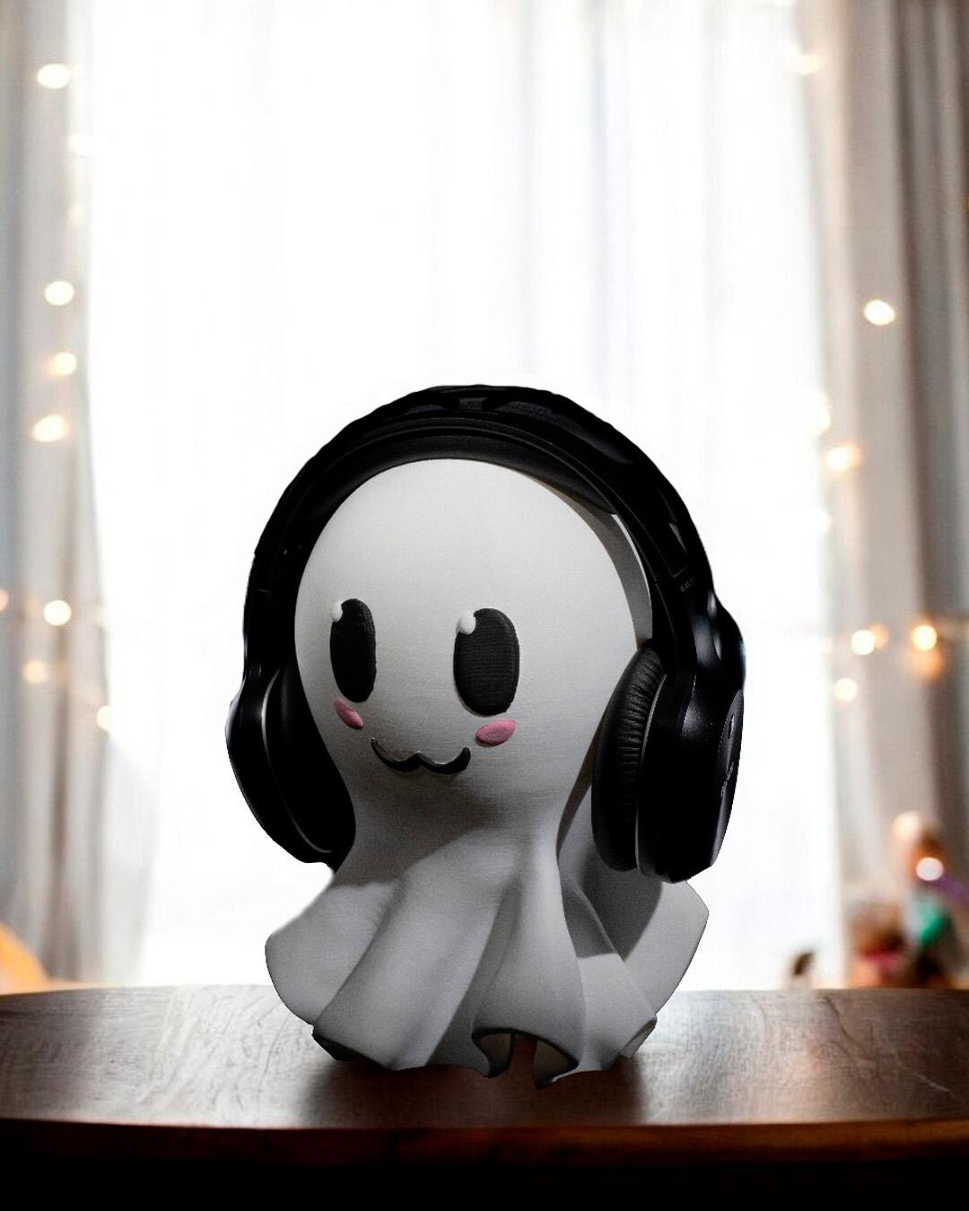 Kawaii Ghost Headphone Stand - Adorable and Functional 3D Printed ...