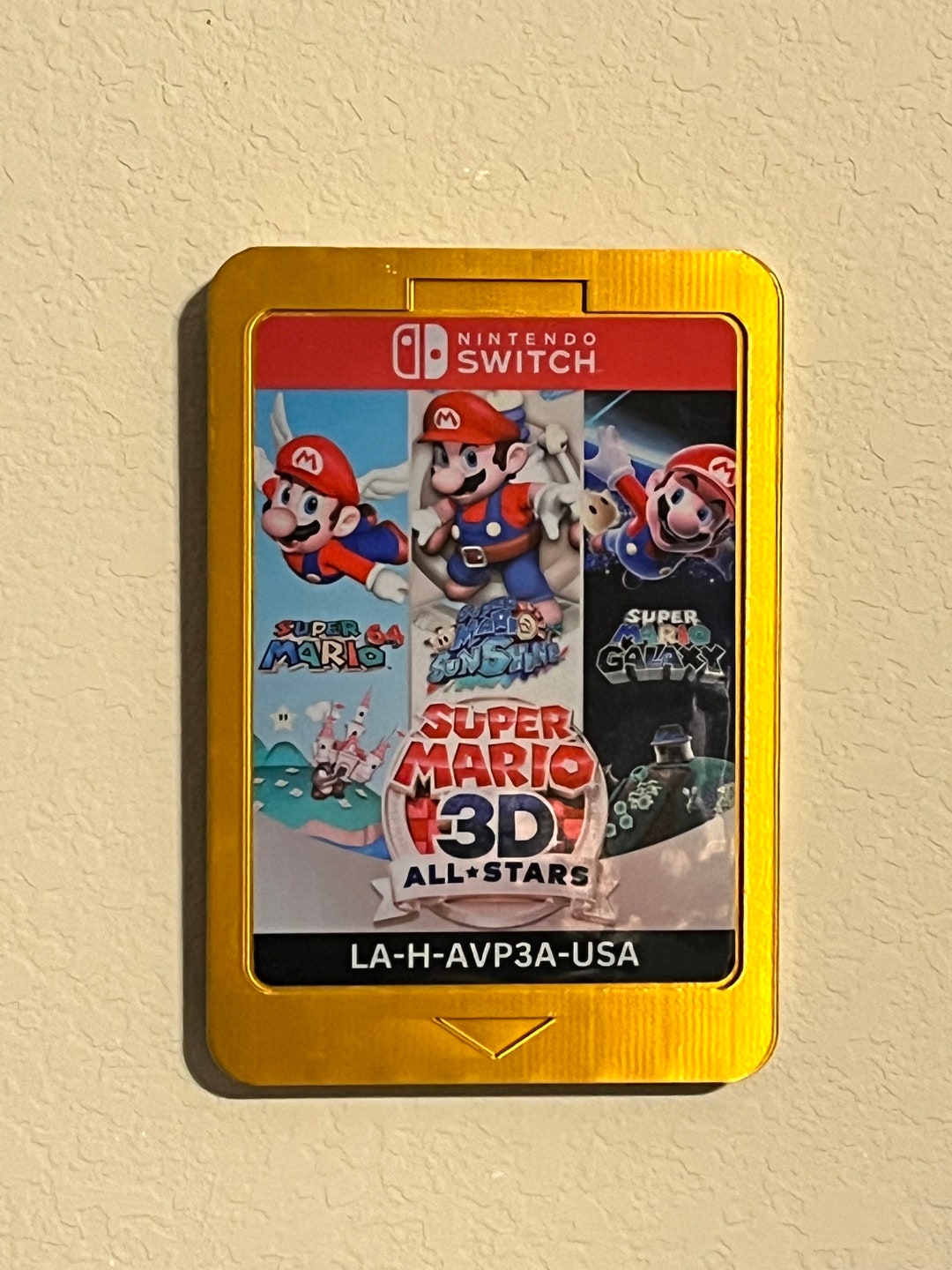 Giant Super Mario 3D All Stars Game Switch Wall Hang Decor Retro Wall ...