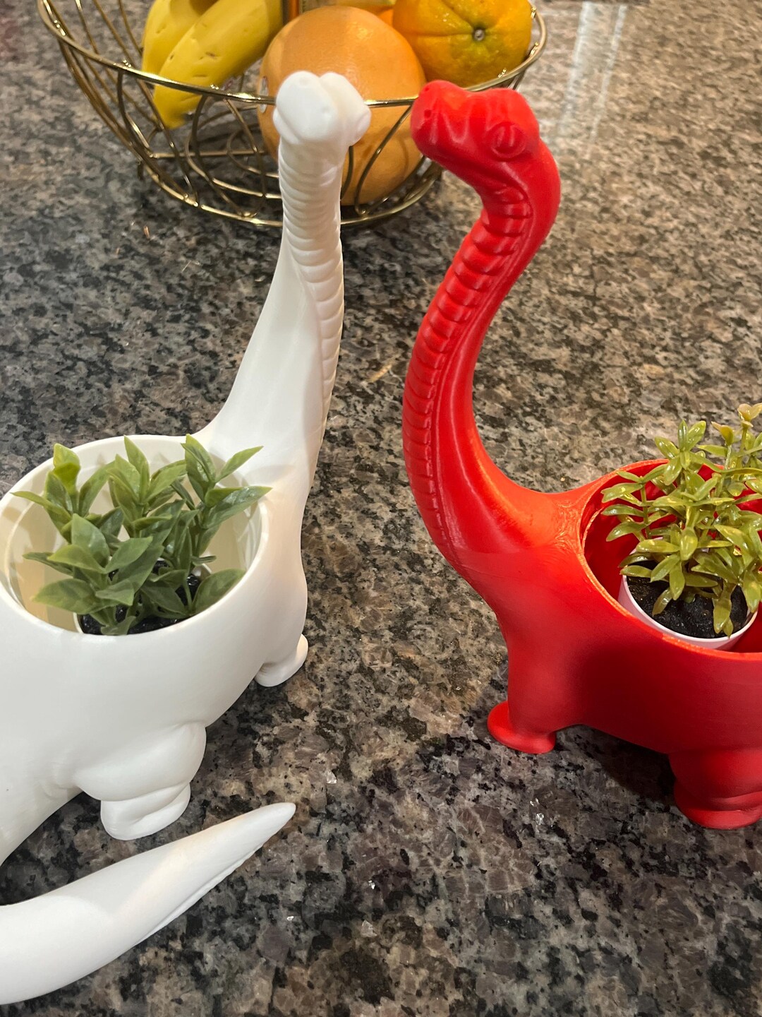 Dinosaur Pot Decor Dino Lovers Jurassic Long Neck Indoor Plantar Vase ...