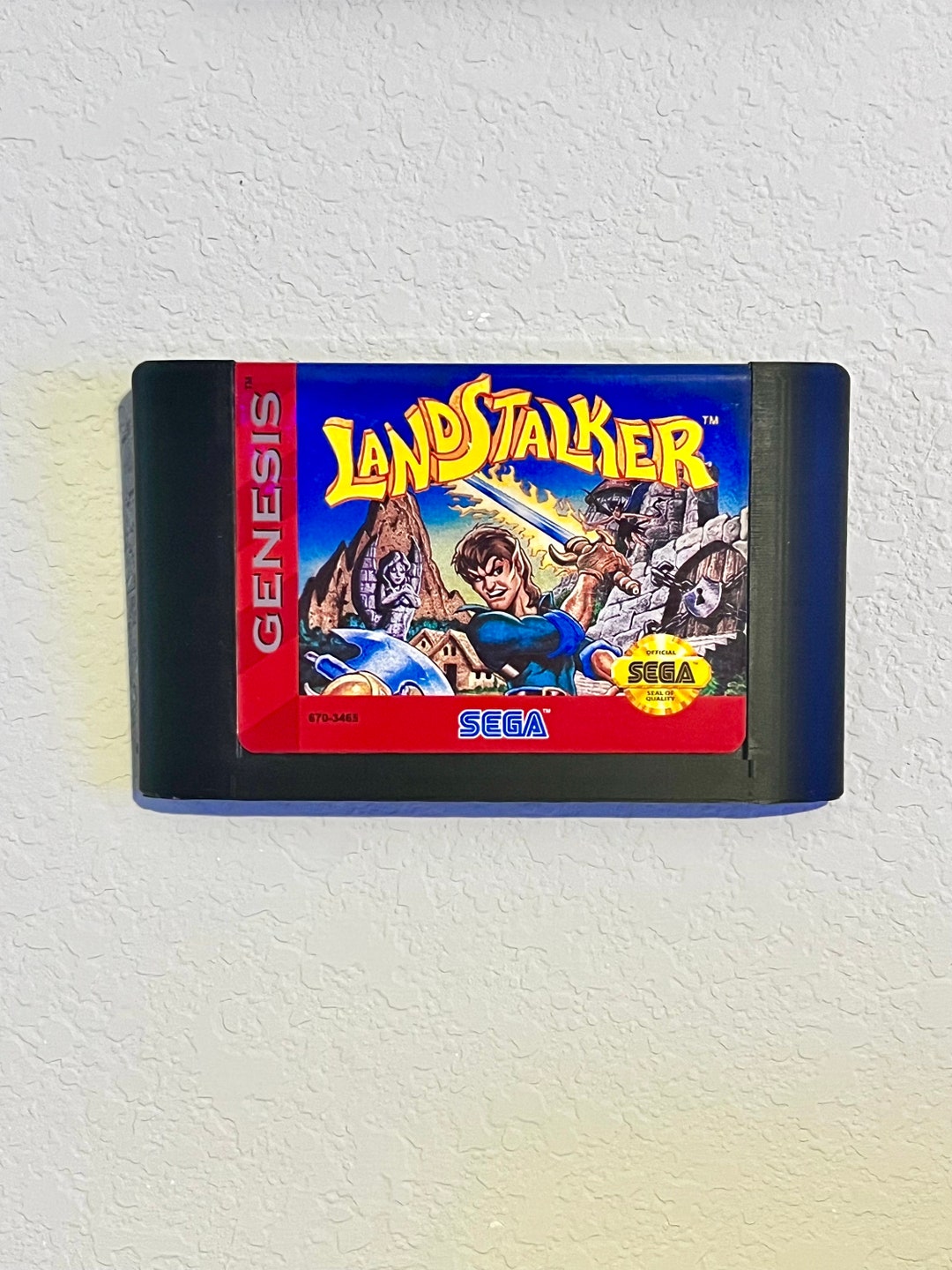 Giant Sega Landstalker Oversized Wall and Desk Decor Retro Wall ...