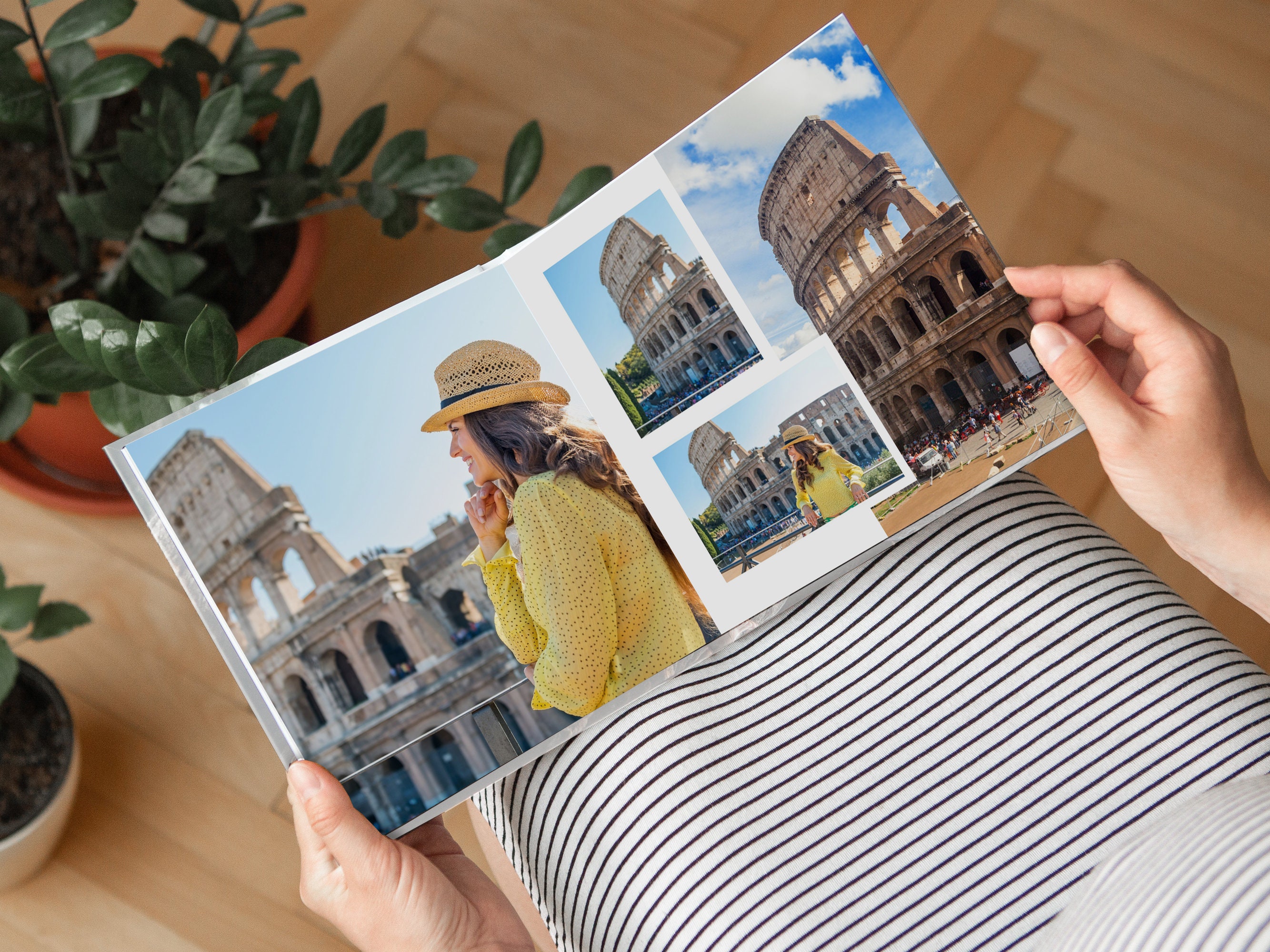 Travel Photo Book Template, Photo Album Template for Vacation, Family ...