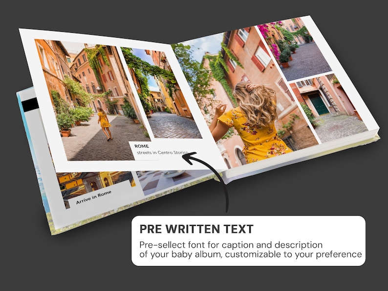 Travel Photo Book Template, Photo Album Template for Vacation, Family ...