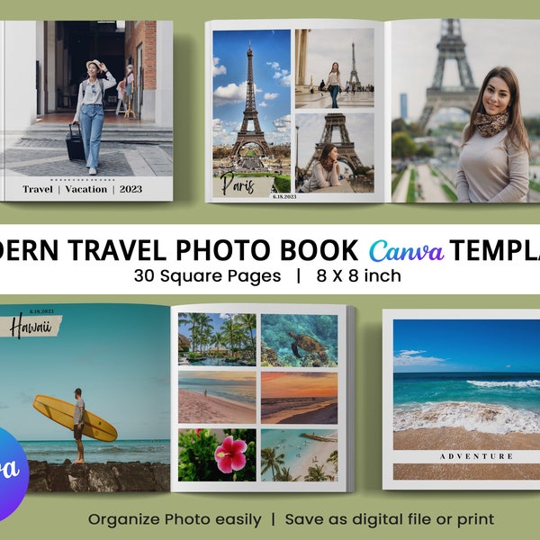 Square Album Template - Etsy