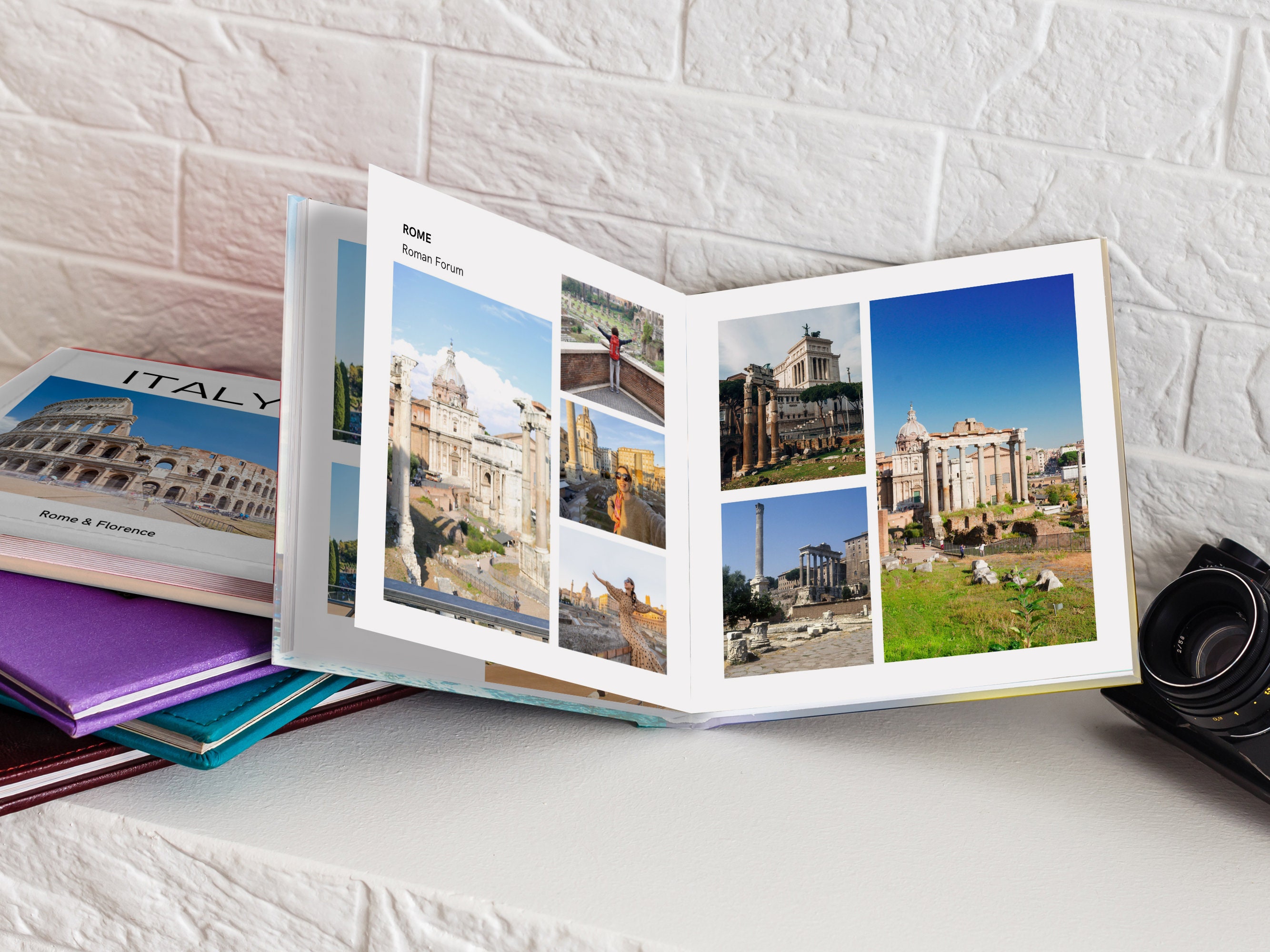 Travel Photo Book Template, Photo Album Template for Vacation, Family ...