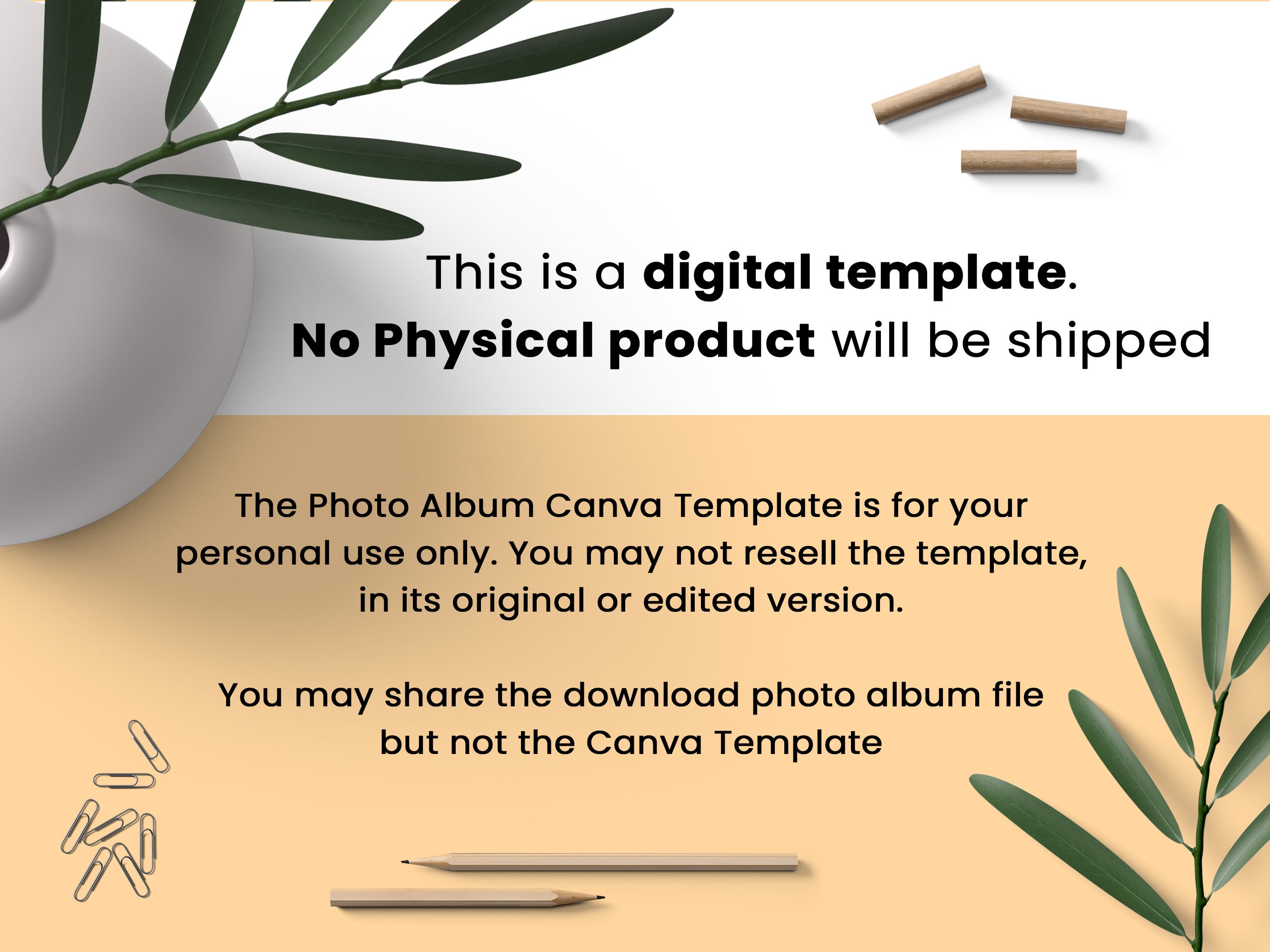 Photo Album Template for Fall, Family Photo Book Template, Editable ...