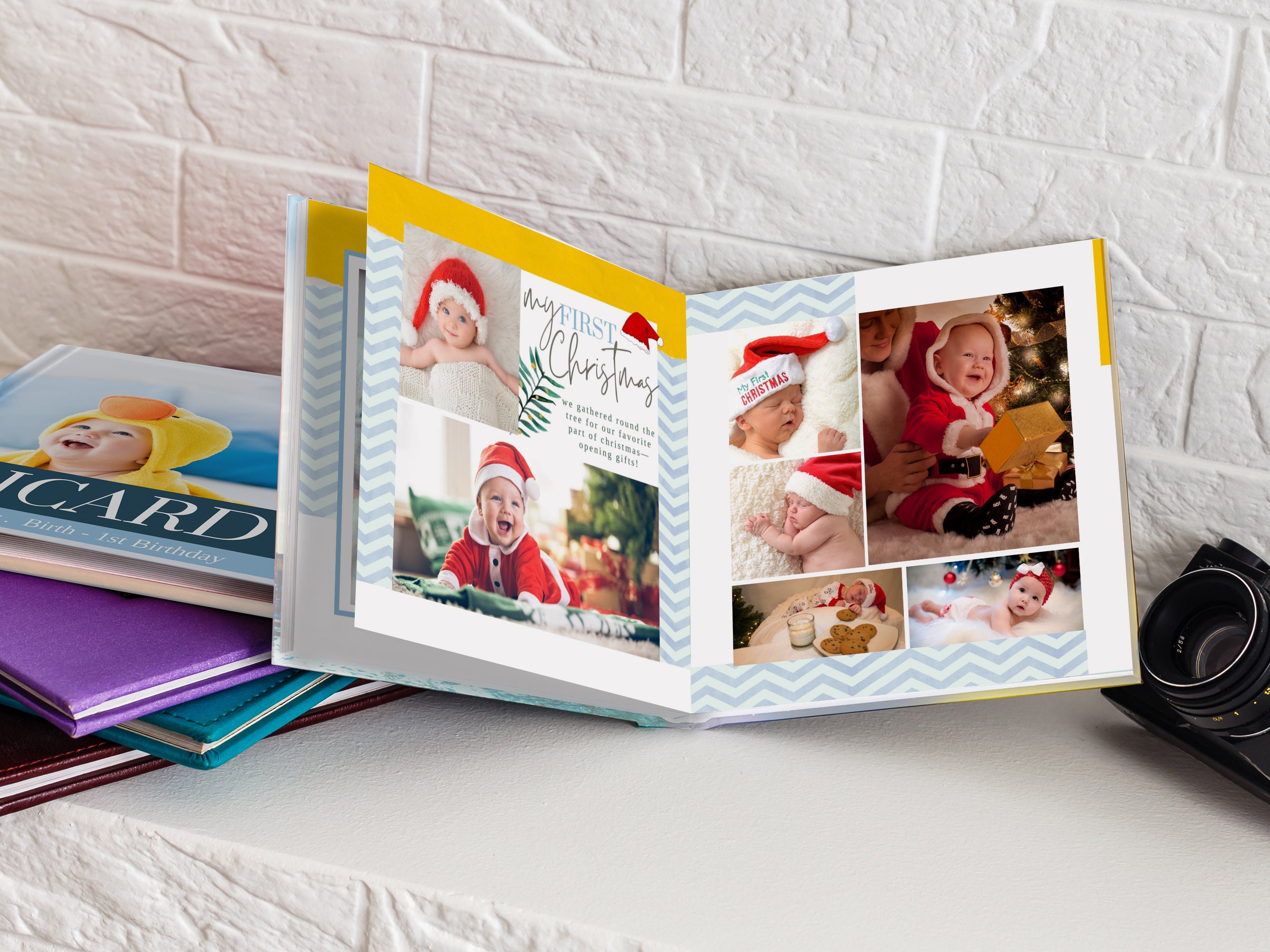 4 Baby Photo Album Templates, Baby Memory Book, Photo Album Template ...