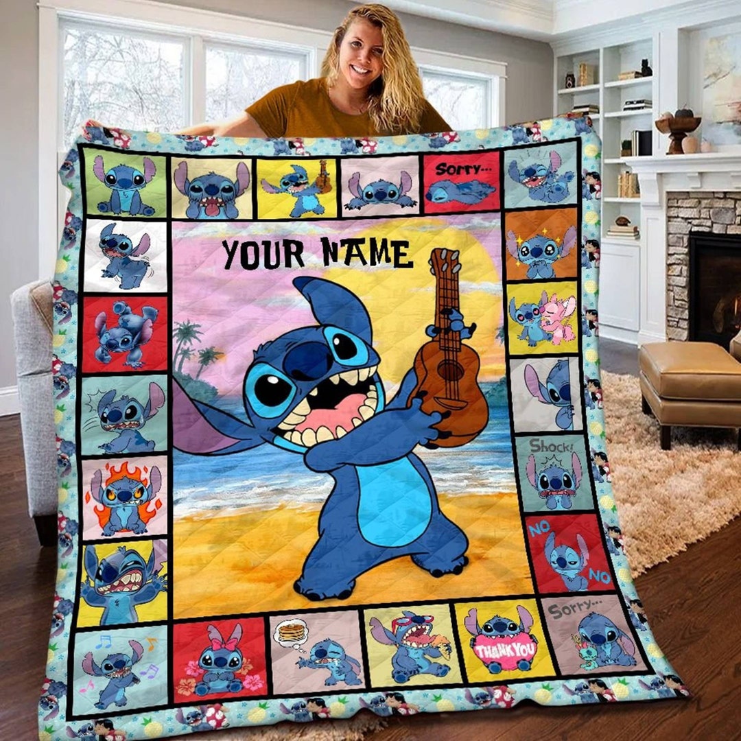 Personalized Stitch and Lilo Blanket Lilo N Stitch Blanket - Etsy