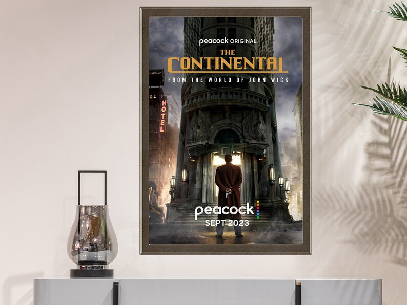 The Continental Movie Poster 2023 Film Collectible Unique Custom Poster ...