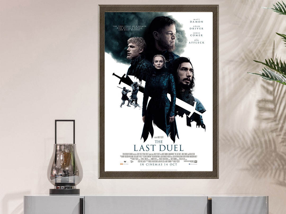 The Last Duel Movie Poster 2023 Film Collectible Unique Custom Poster ...