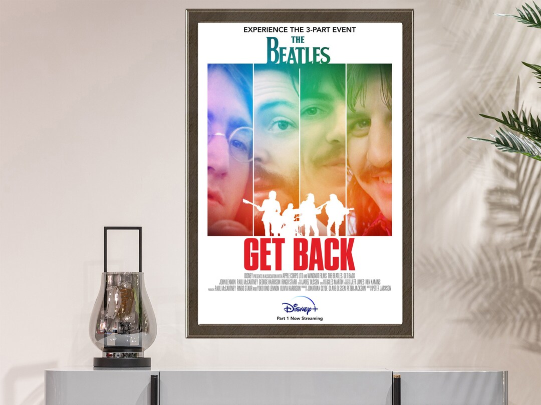 The Beatles Get Back Movie Poster 2023 Film Collectible Unique Custom ...