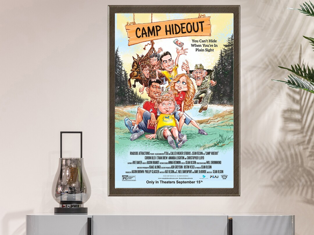 Camp Hideout Movie Poster 2023 Film Collectible Unique Custom Poster ...