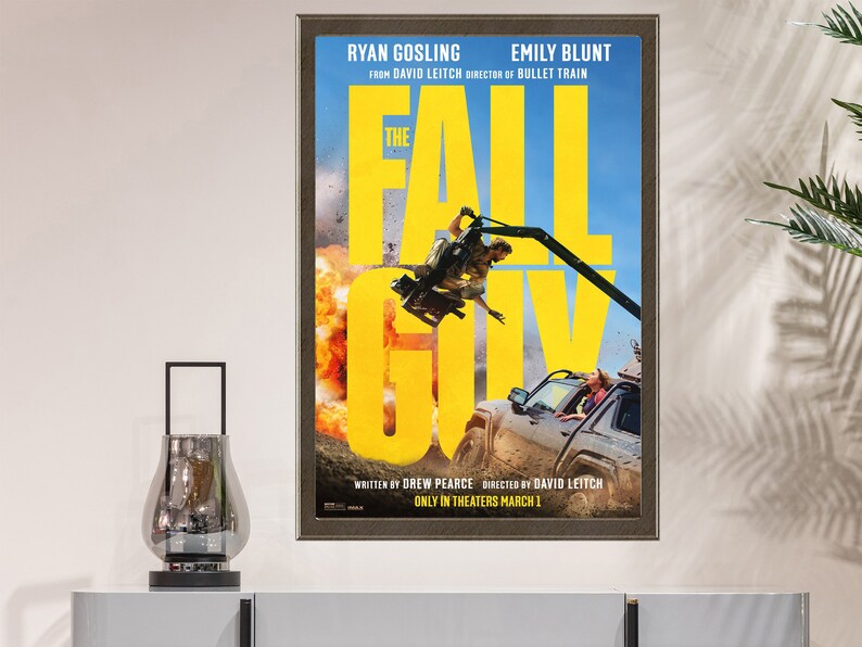 The Fall Guy Movie Poster 2023 Film Collectible Unique Custom Poster ...