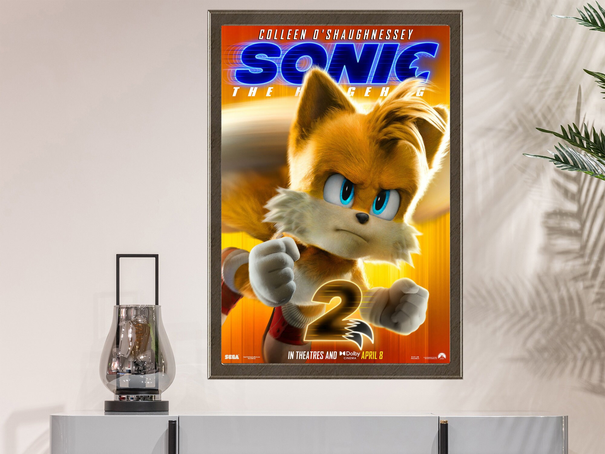 Sonic the Hedgehog 2 Movie Poster 2023 Film Collectible Unique Custom ...