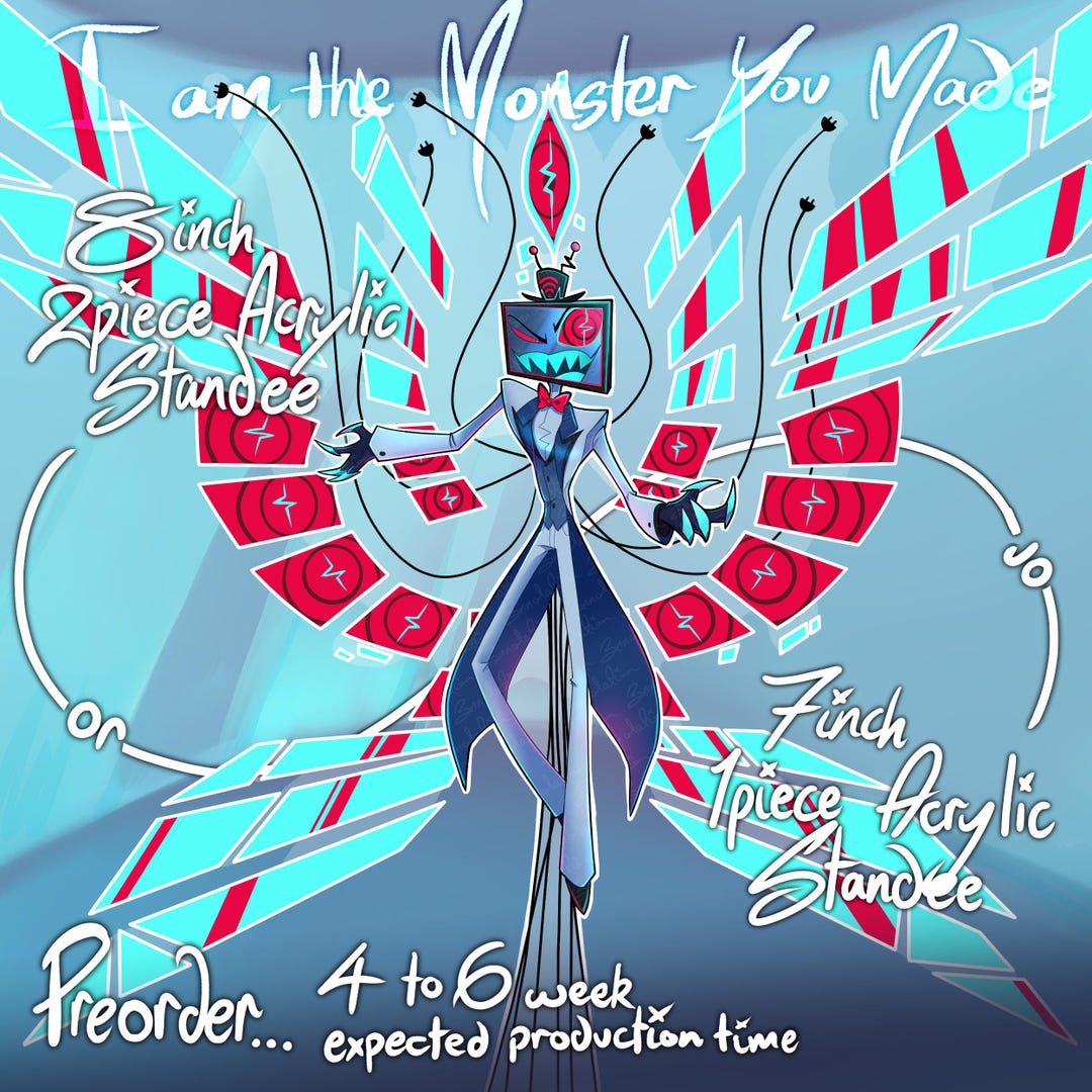 Hazbin Hotel Vox 8" Standee (preorder) - Etsy Canada