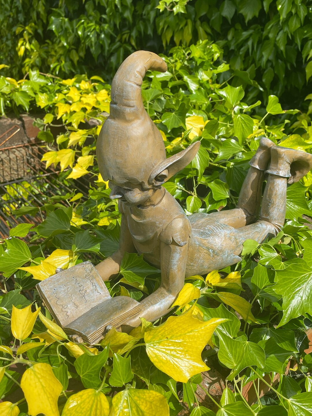 Garden Elf Ornament Statue Pixie Gnome Fairy Novelty Statue Gargoyle ...