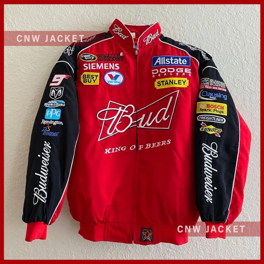 Nascar Budweiser Racing Jacket NASCAR Racing Bomber Jacket - Etsy