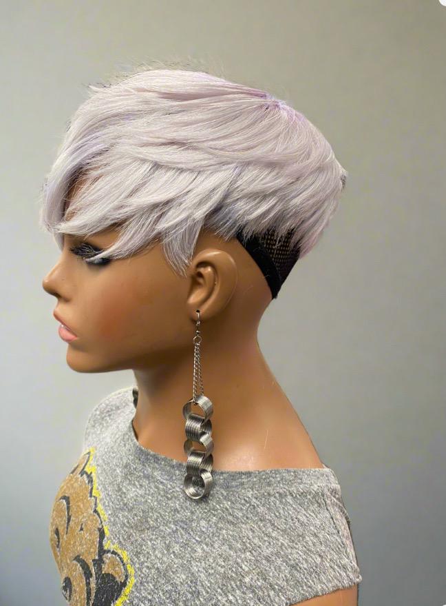 FAITH Quick Weave Topper: Human Hair Platinum Pixie - Etsy