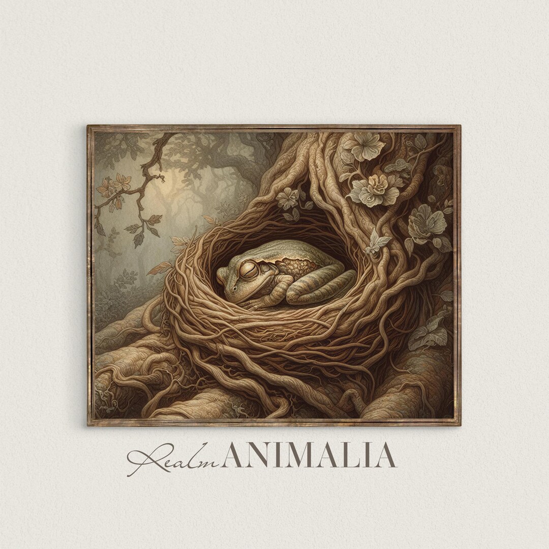 Whimsical Frog Art Print: Fairytale Nursery Decor (digital Download - Etsy