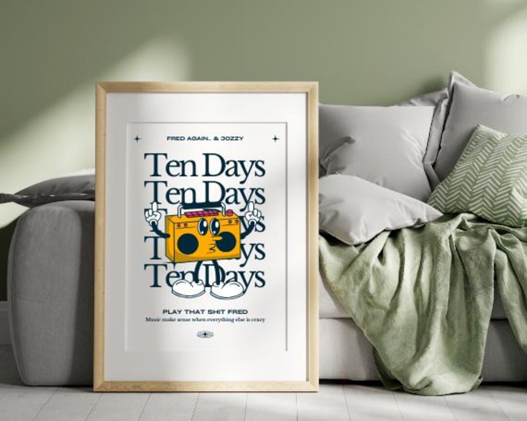 Fred Again Print, Fred Again Poster, Fred Again Wall Art, Fred Again ...