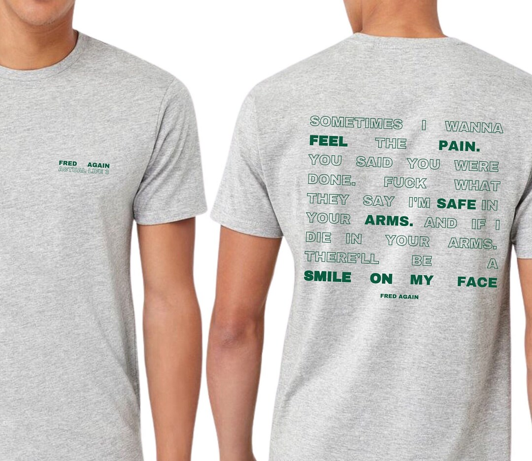 Fred Again Shirt, Put A Smile on My Face, Fred Again Danielle, Fred ...