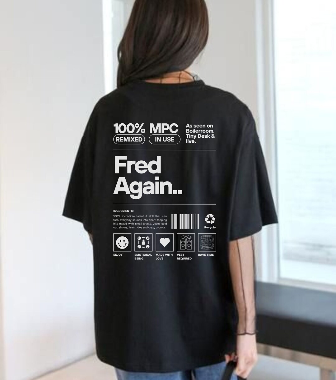 Fred Again T-shirt, Fred Again Fan Merch, Fred Again Ten, Fred Again ...