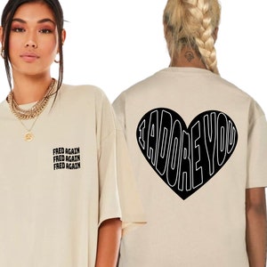 Fred Again Tee Adore You, Fred Again Tshirt, Fred Again Merch, Fred ...