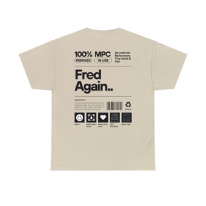 Fred Again T-shirt, Fred Again Fan Merch, Fred Again Ten, Fred Again ...