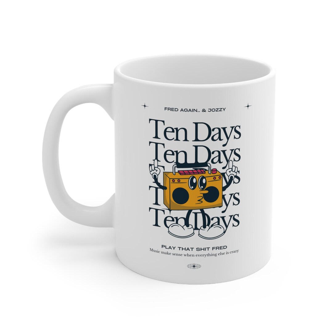Fred Again Mug, Fred Again Merch, Fred Again Gift, Ten Days, Ten Fred ...