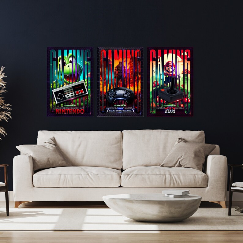 Digital Download Wario NES Gaming Poster NES Art, Retro Gaming Poster ...